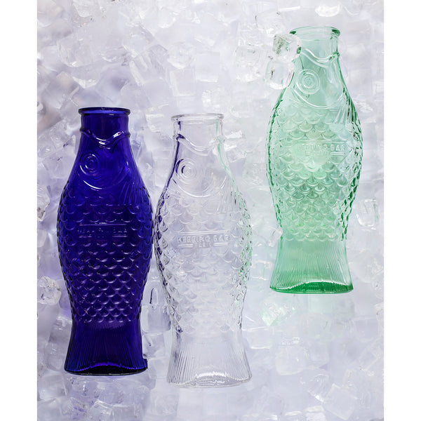 Fish Bottle Cobalt Blue - Makers & Merchants